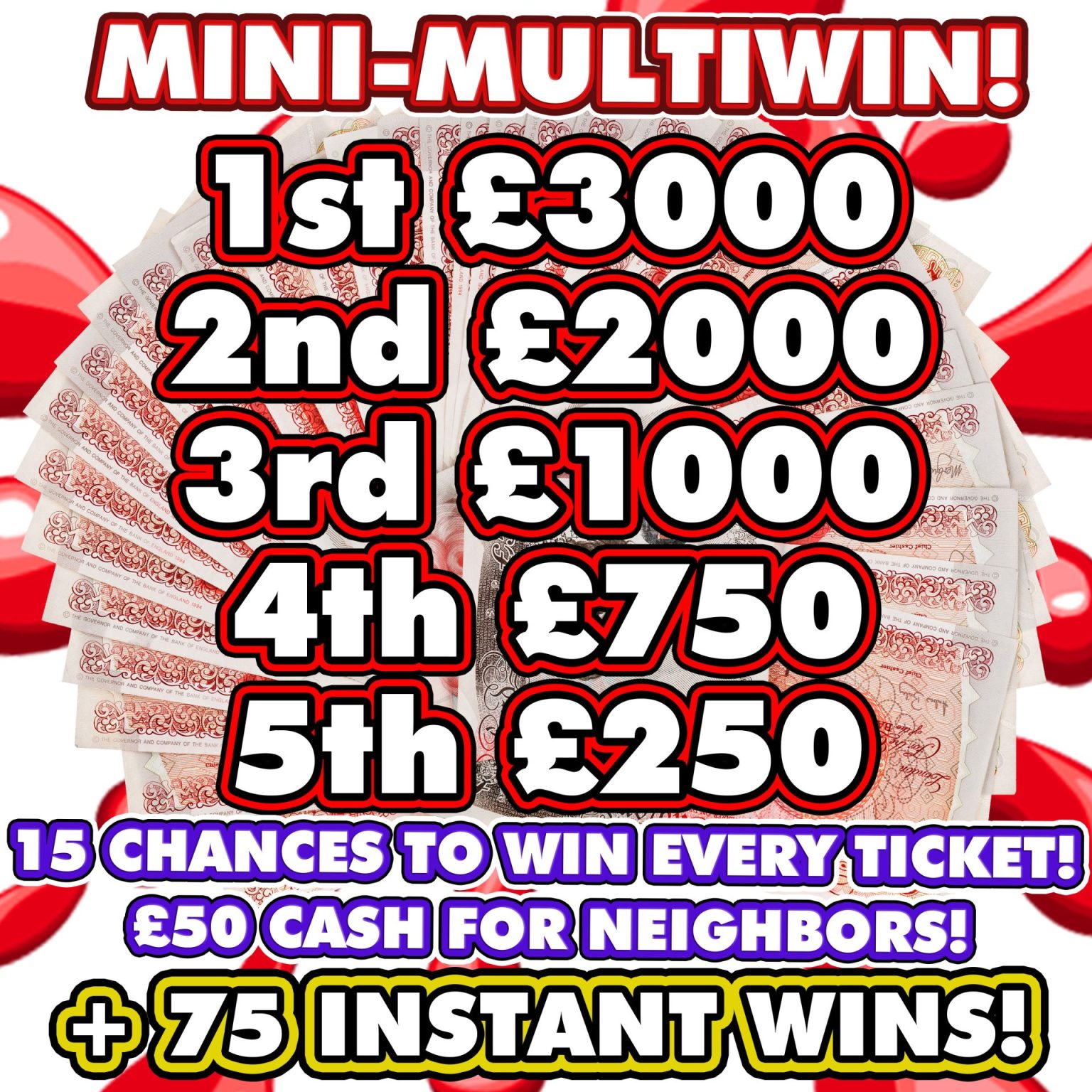 FRIDAY MEGA MULTIWIN – 5 CASH WINNERS, 75 INSTANT WINS & NEIGHBOURS ...
