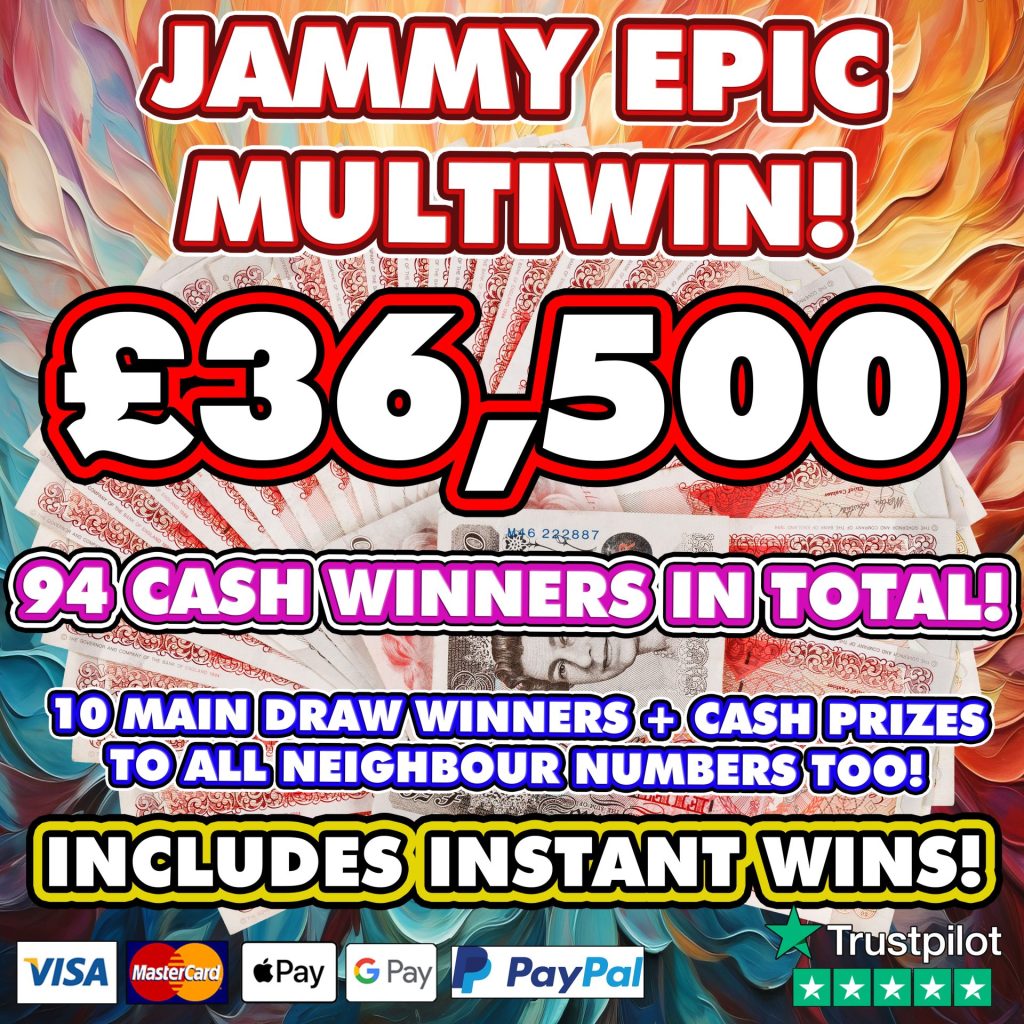 EPIC NEIGHBOURS MULTIWIN *30 WINNERS* & INSTANT WINS! – JAMMY – The ...