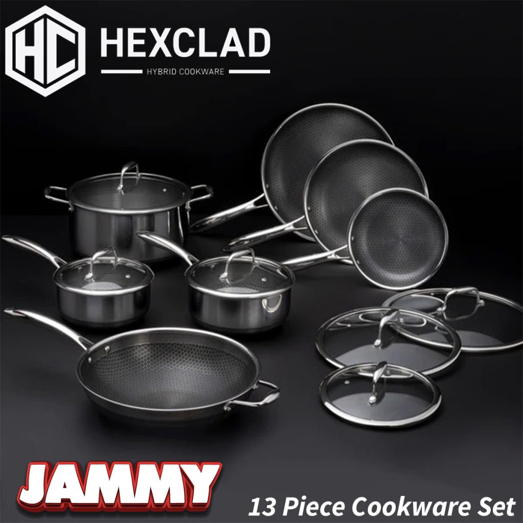 HEXCLAD HYBRID 13 PIECE BUNDLE or £750 CASH! – JAMMY – The Original ...
