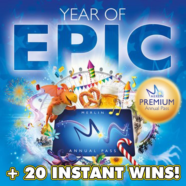 4x MERLIN GOLD ANNUAL PASSES + INSTANT WINS! – JAMMY – The Original ...