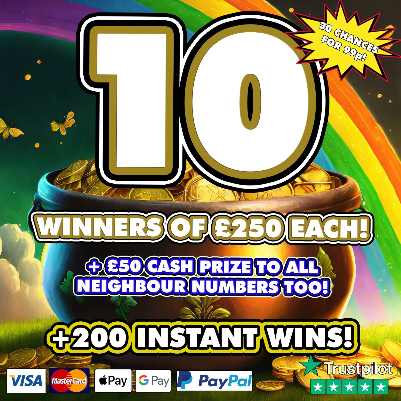 MINI MIDWEEK MULTIWIN SPECIAL! 30 CASH WINNERS – JAMMY – The Original ...