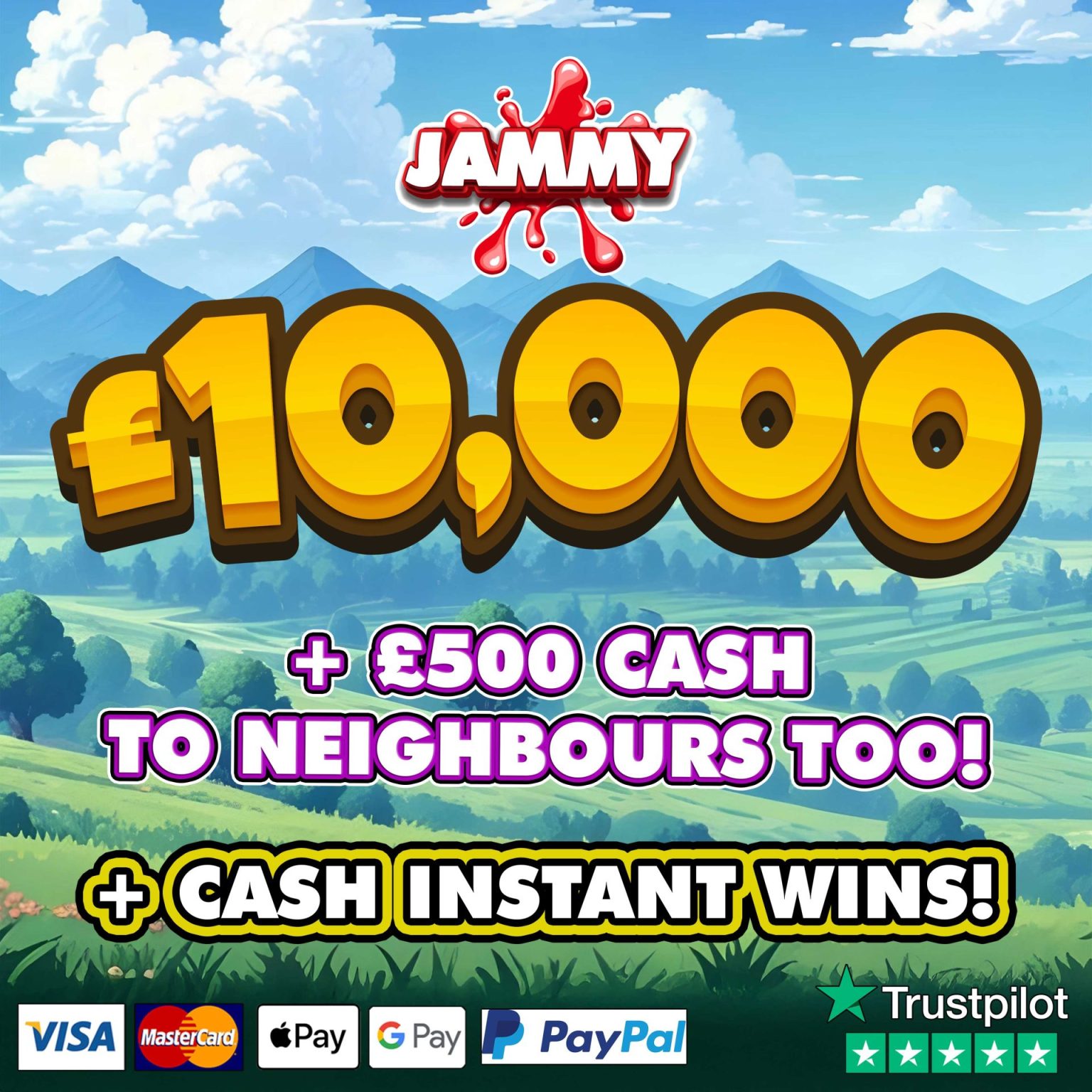 JAMMY – The UKs Leading New Competition Site – The Best Prizes, The ...