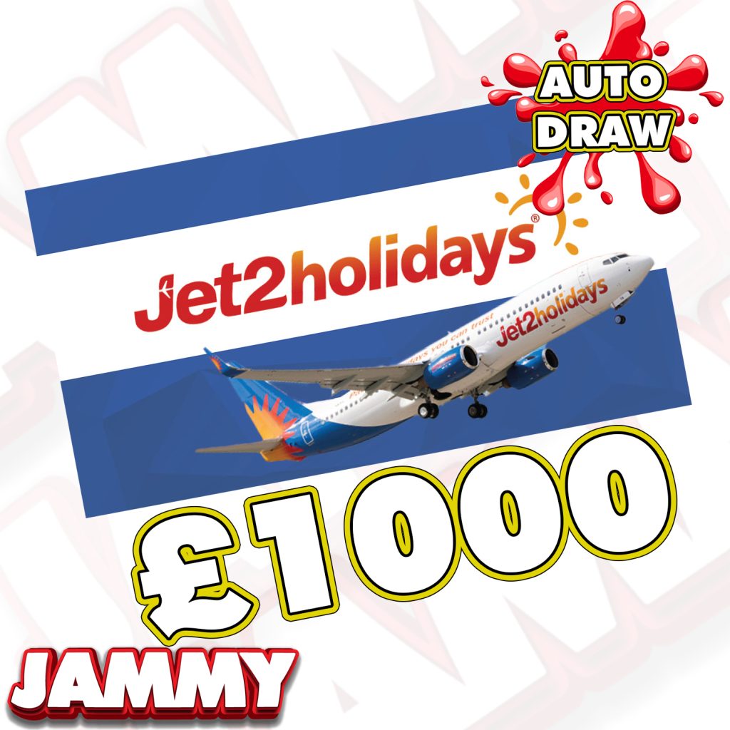 £1000 JET2 HOLIDAY GIFT CARD or £1000 CASH + NEIGHBOURS! – JAMMY – The ...