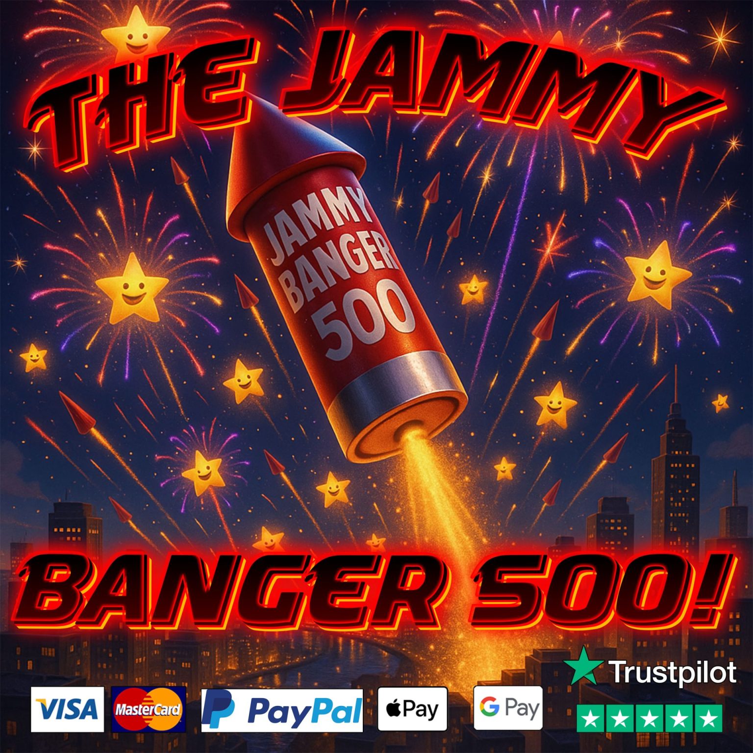 THE JAMMY BANGER 500! – JAMMY – The Original Prize Competition Site