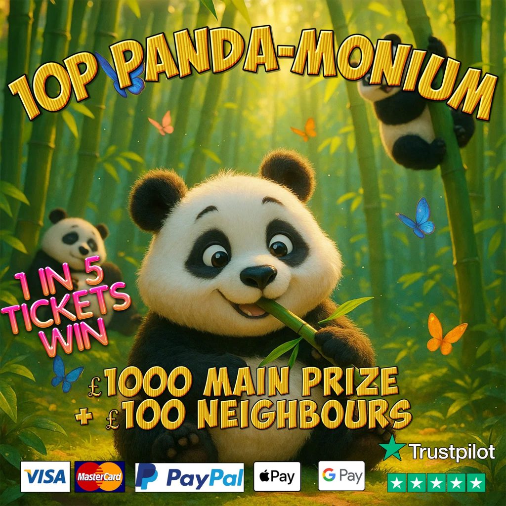 10p PANDA-MONIUM! – JAMMY – The Original Prize Competition Site