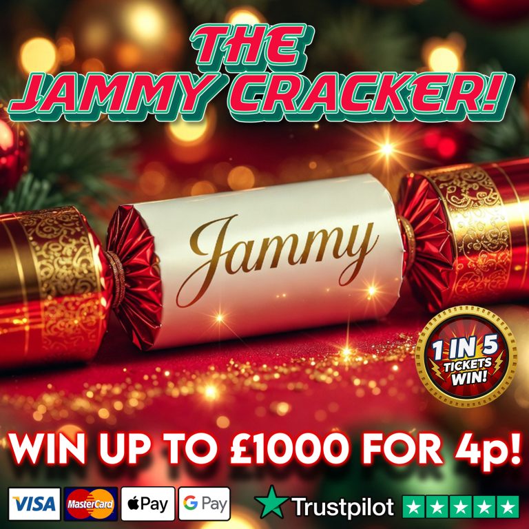 🎄JAMMY CHRISTMAS CRACKER!🎄 – JAMMY – The Original Prize Competition Site