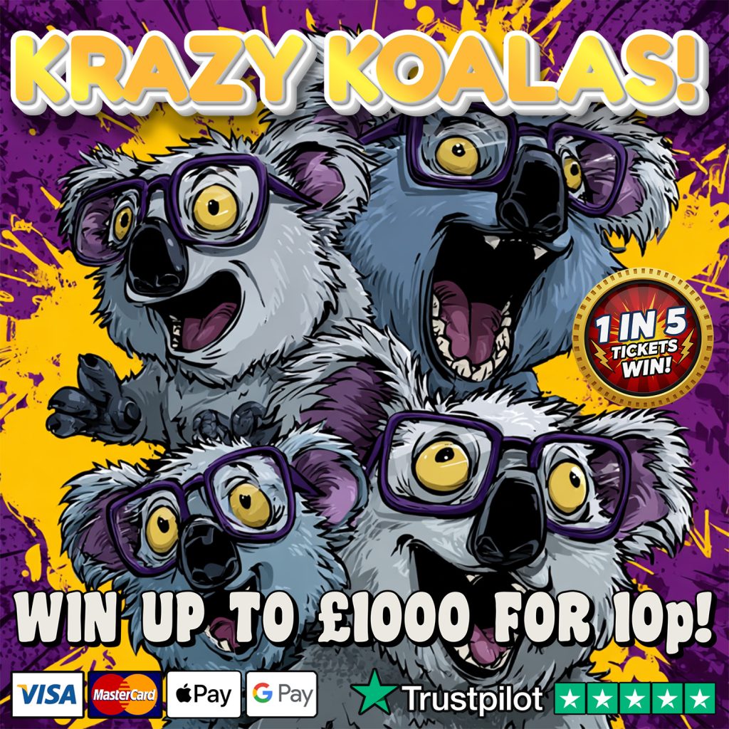 🐨 KRAZY KOALAS! 🐨 – JAMMY – The Original Prize Competition Site