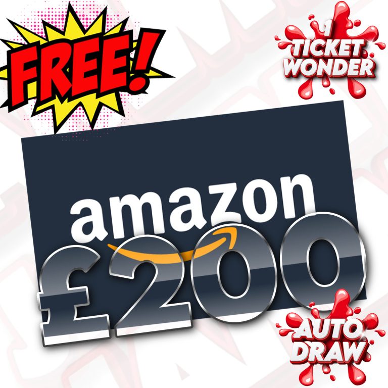 JAMMY FREEBIE – £200 AMAZON GIFT CARD – 1 TICKET PER PLAYER! – JAMMY ...