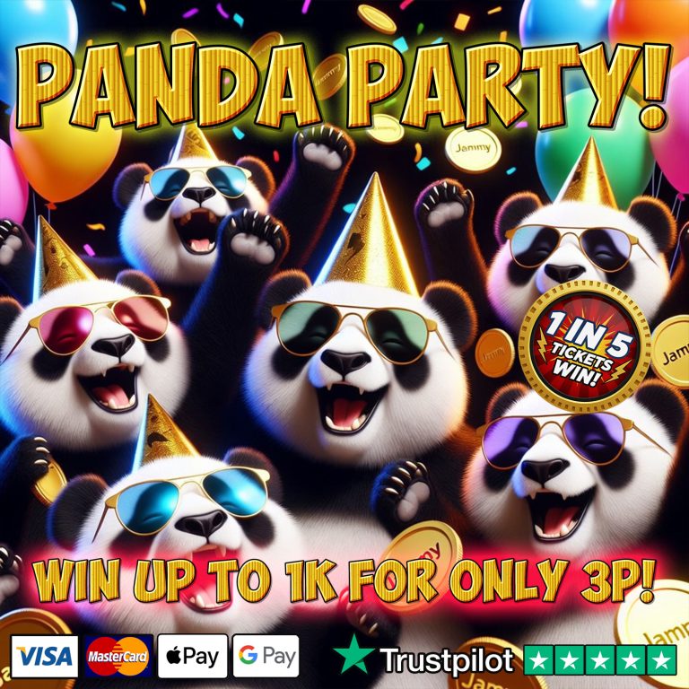 🐼 PANDA PARTY! 🐼 – JAMMY – The Original Prize Competition Site